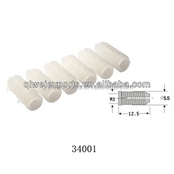 PVC Roll Plugs 05mm: Plastic Screw Rubber Plugs 34001