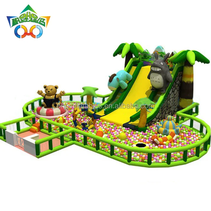 Movable Indoor Panda Playground Ball Pool For Kids Play Area Zone ...