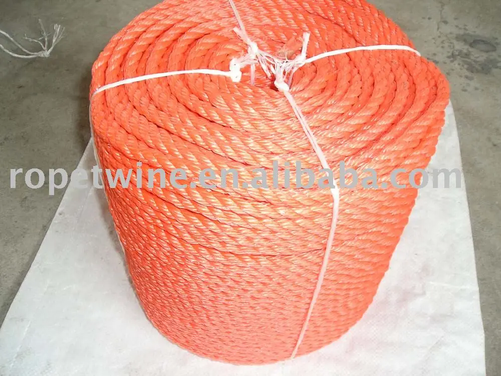 High Quality Pe String Twisted Rope Colored 3 Strands 6mm-20mm Twisted ...