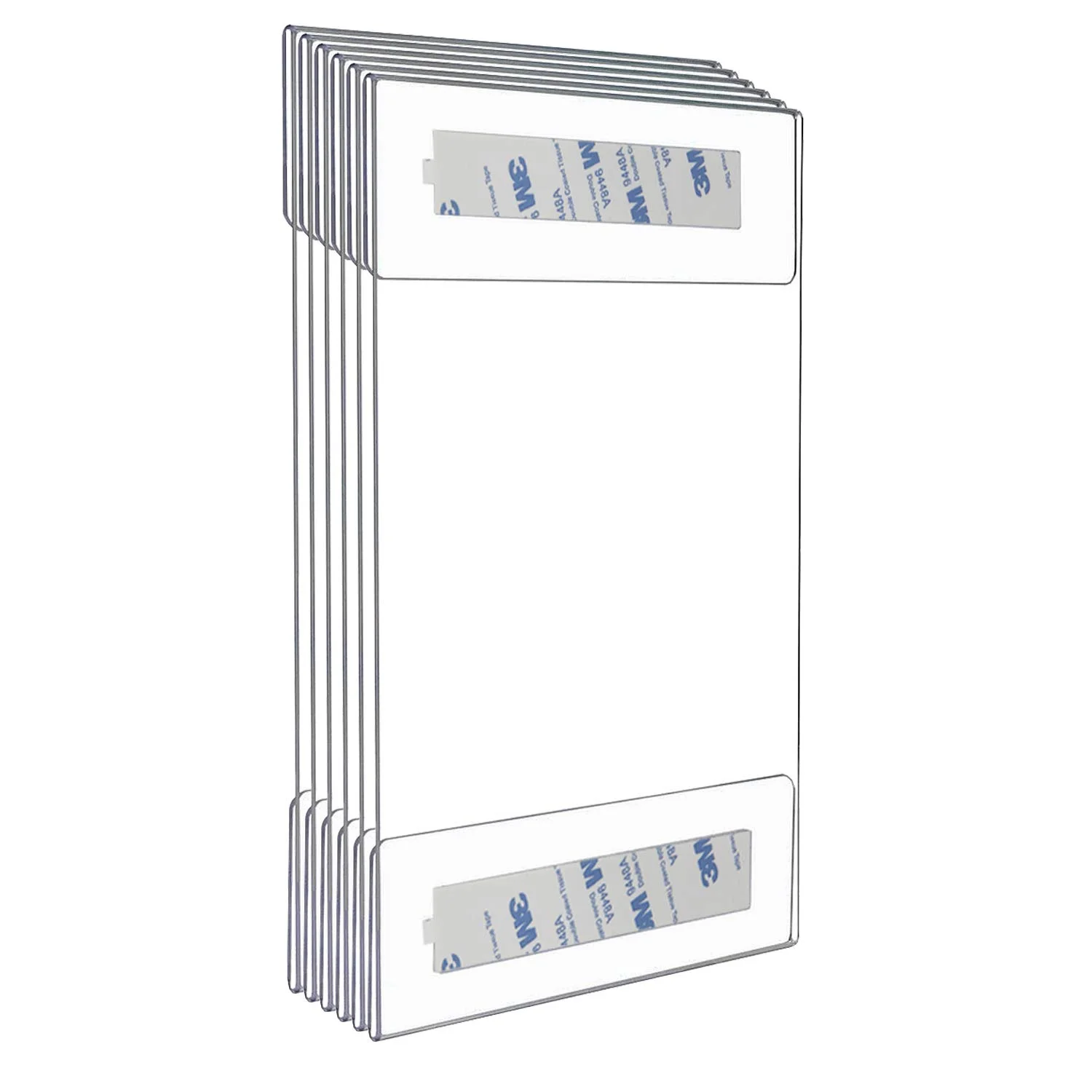 Acrylic Wall Mount Sign Holder Frames - Durable & Clear