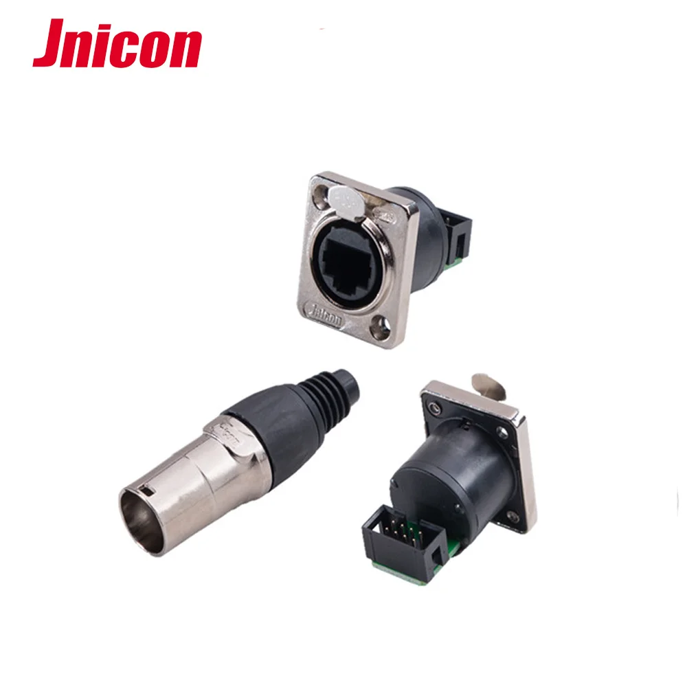 Rj45 Plug And Socket Ip67 Waterproof Ethernet Male Pcb Connector ...