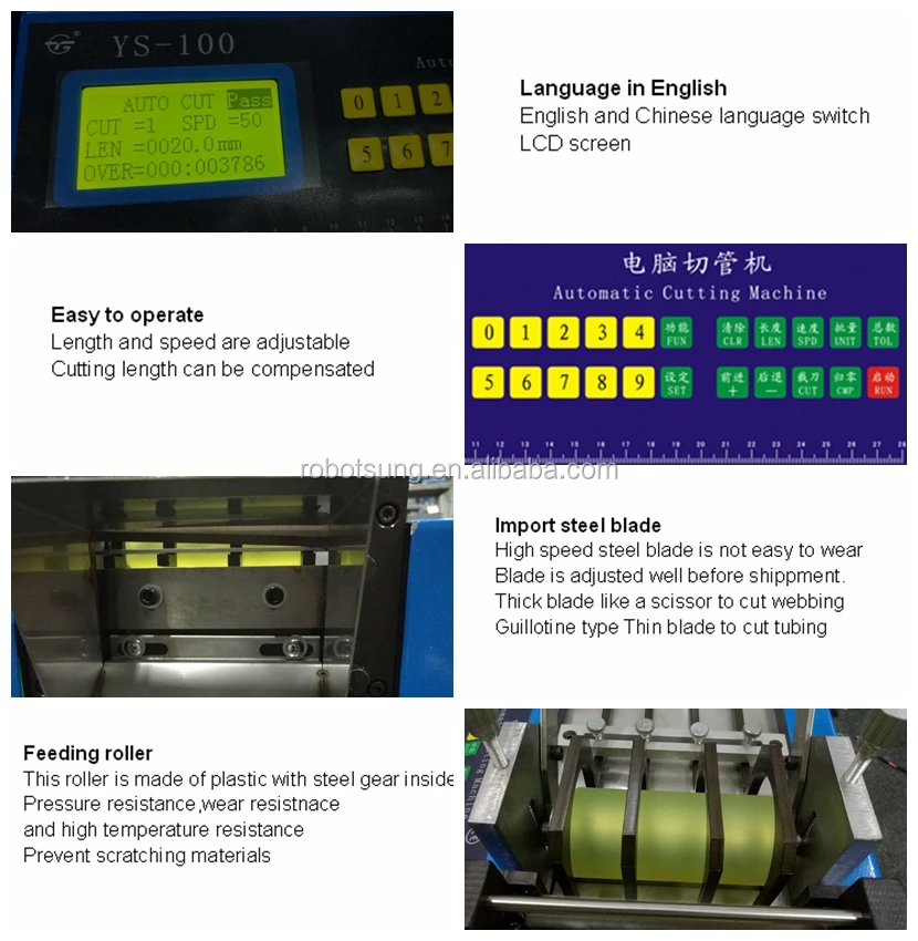 Automatic Hot Blade Nylon Rope Cutting Machine - 25mm