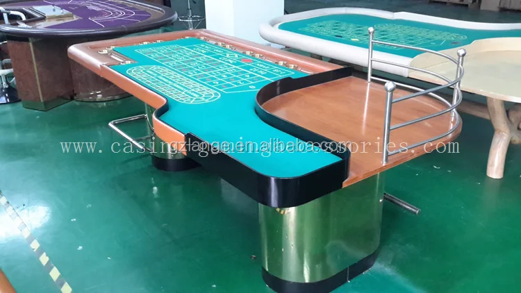 Deluxe Casino Professional Gambling Roulette Table with Custom Layout ...