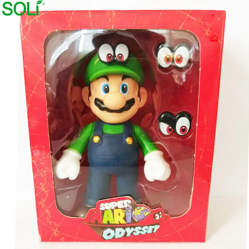 12.5 Cm Super Mario Figure Super Mario Pvc Figure Mario Size Figure ...