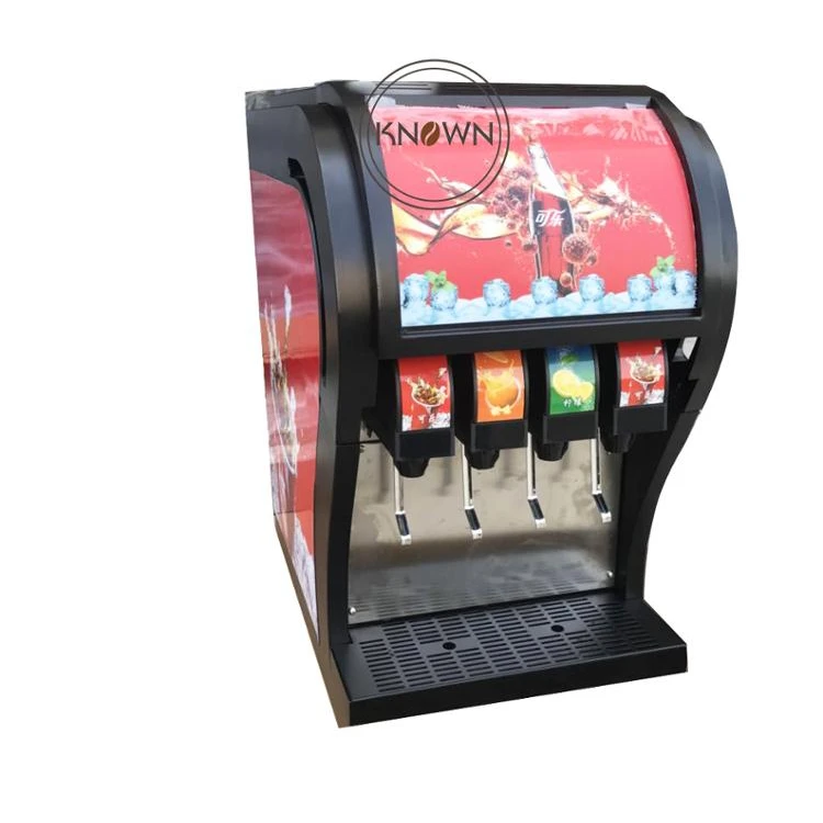 OEM Pick and mix dispenser with 4 valves cold drink machine beverage ...