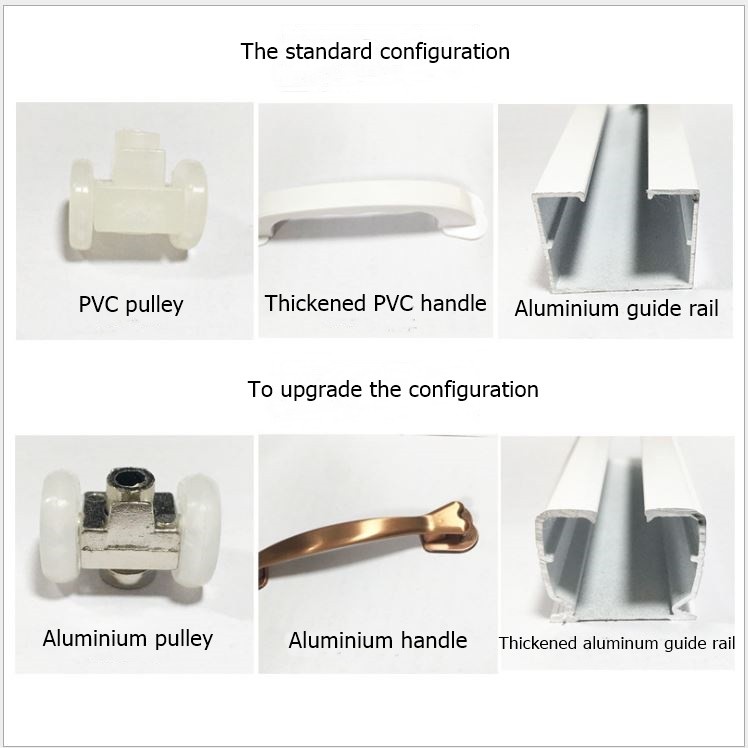 Aluminium Accordion Folding Door - PVC Concertina for Interior