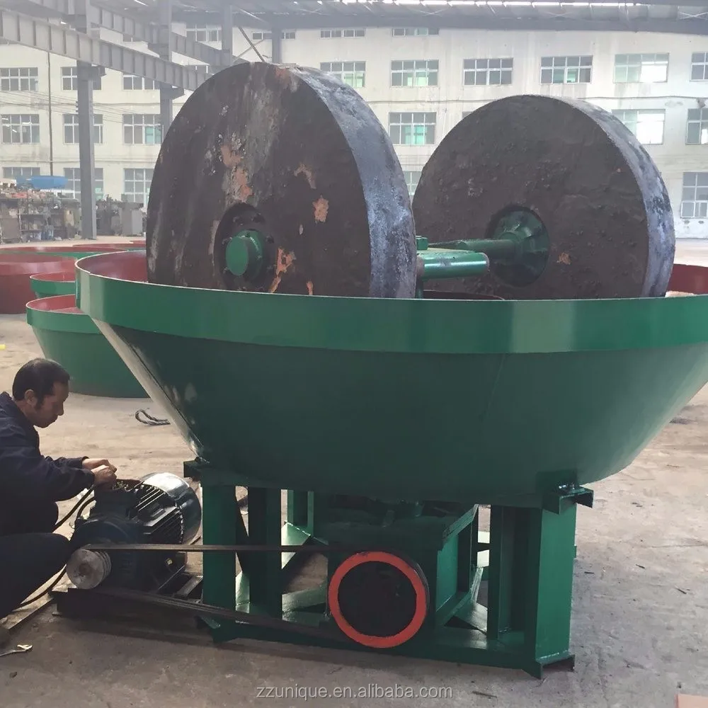 1200 Wet Pan Mill for Gold Processing - Reliable & Durable
