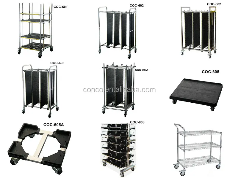 CONCO ESD PCB Trolley - Secure Storage for PCB Boards