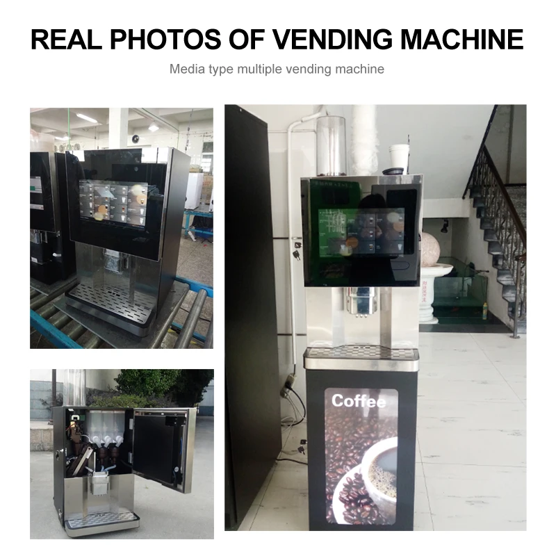 Tabletop Coffee Vending Machine - Fully Automatic & Versatile
