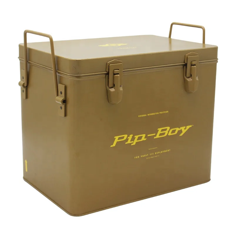 Wholesale Rectangular Large Food Tin Container Metal Storage Box With ...