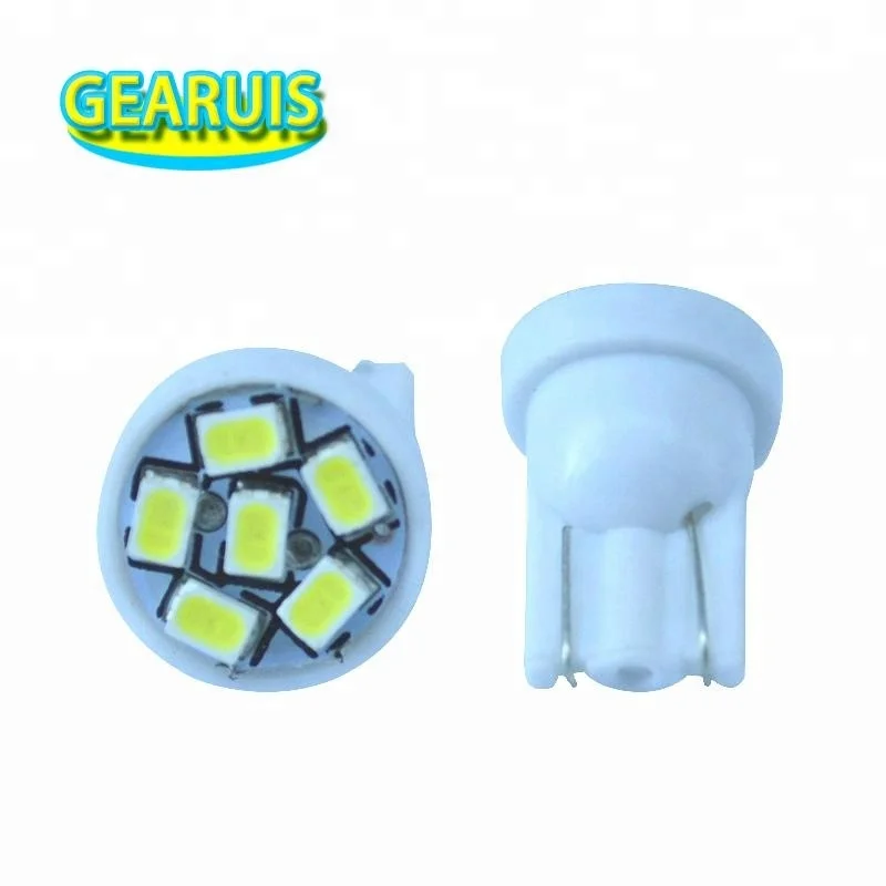 W5w T10 6 Smd 1206 Led 6smd 3020 6led 194 168 501 Led White Blue Yellow ...