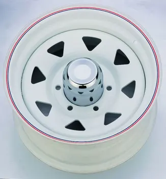 White Spoke Steel Wheel Trailer 4x4 Wheels Offroad Rims - Buy White ...