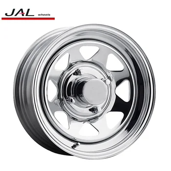 15x8 Chrome Steel Wheels Car Spoke Rims For 4x4 Wheel Rim 4x130 - Buy ...