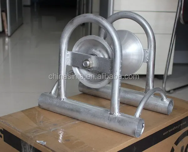 Single Wheel Roller Reel Cable Pulling Machine Cable Laying Roller ...