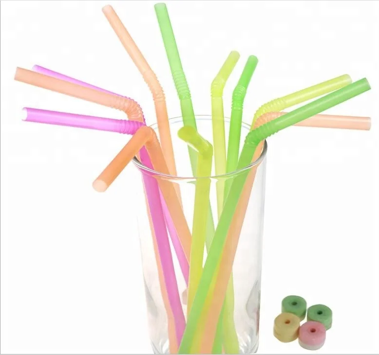 Cornstarch Plant Based 100% Biodegradable PLA Drinking Straight Straw ...