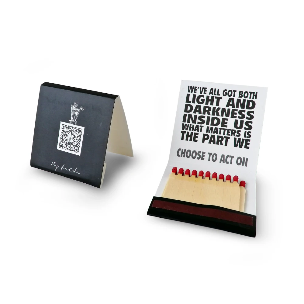 2inch 10pcs 2 Lines Matchsticks Design Match Box Custom Paper Matchbook ...