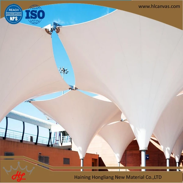outdoor roofing fabric heavy duty tarp tensile membrane structure tarp ...