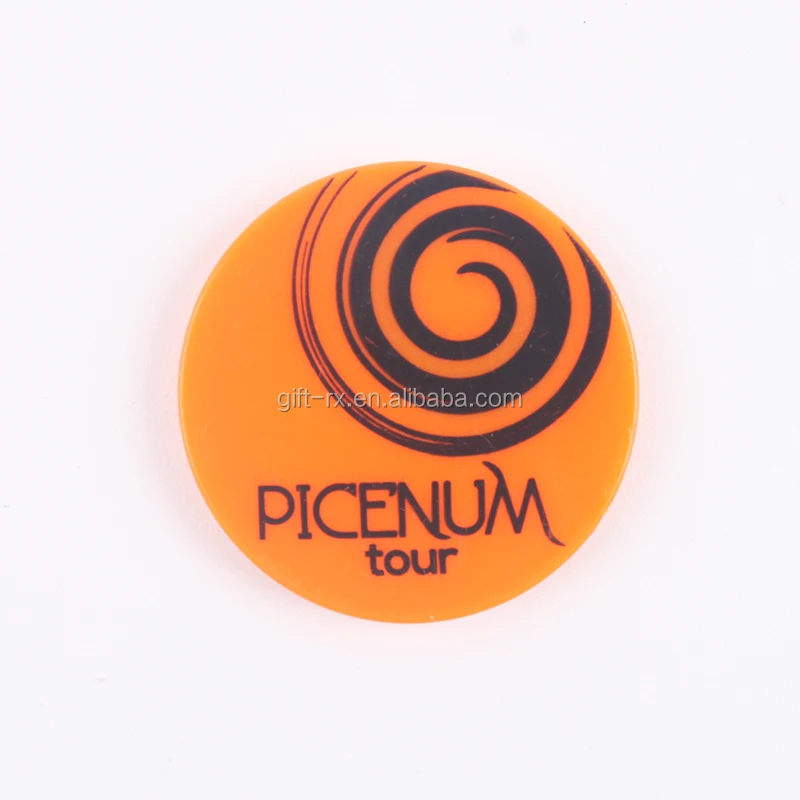 Custom Logo Printed Colorful Tokens - Promotional Keychains