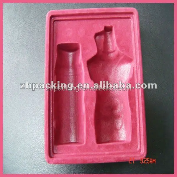 High Quality Customizable Vacuum-Formed Plastic Flocking Trays Blister ...