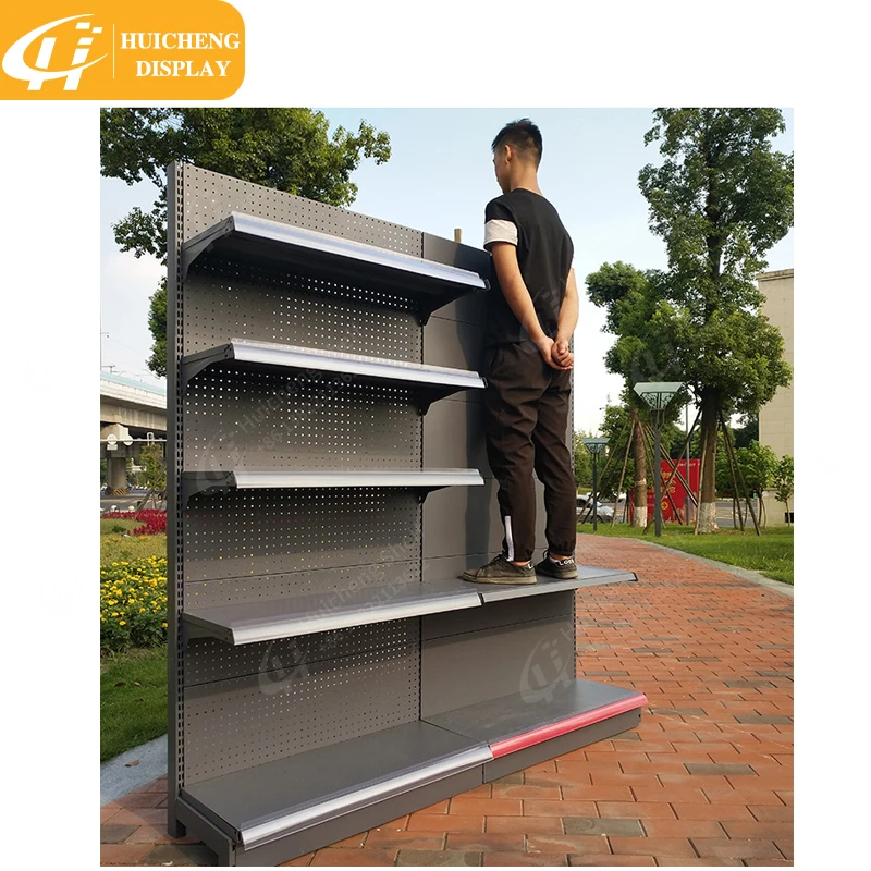 Customized Supermarket Shelves Equipment Metal Shelf Supermarket Racks ...