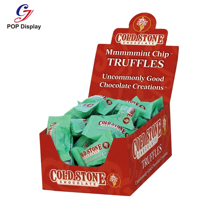 Customized Cardboard Counter Shipper Box Paper Display Box For Retail ...