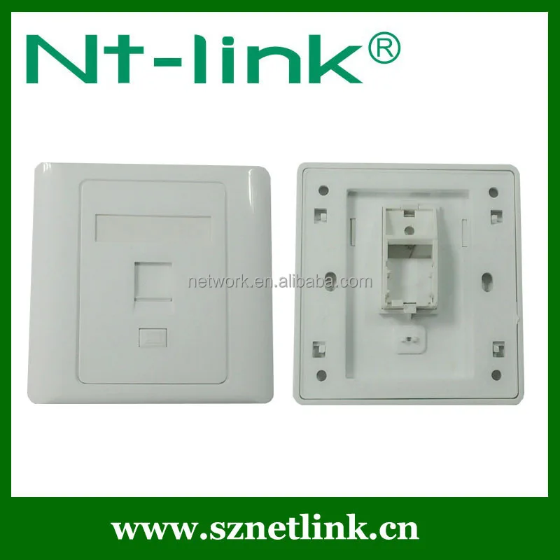 Netlink Oem Rj45 Network Face Plate Single/dual Ports Cat5e Cat6 Wall ...