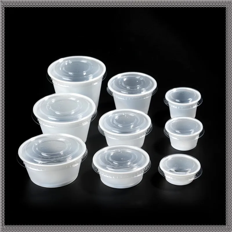 100cc Disposable Plastic Pudding Cup Food Packaging Dessert Cups Yogurt ...
