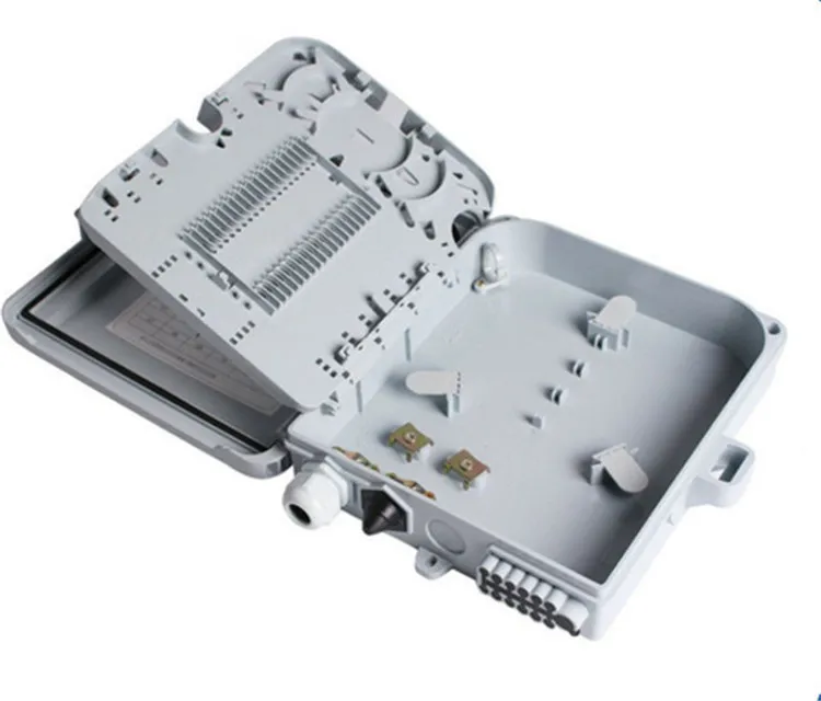 Outdoor Wall Mounted 24 Ports Ftth Fiber Optic Distribution Box FTTH ...