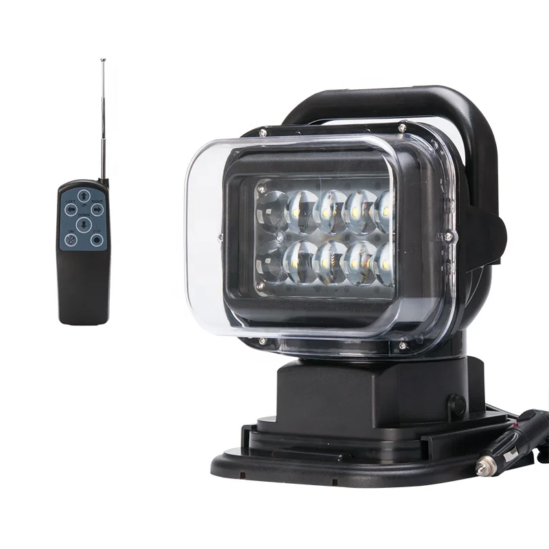 Marine Rescue Vehicle Mounted Remote Control Search Light Spotlight ...
