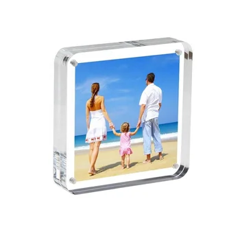 Clear Acrylic Magnetic 4x4 Inch Picture Frame - Buy Magnetic Frame ...