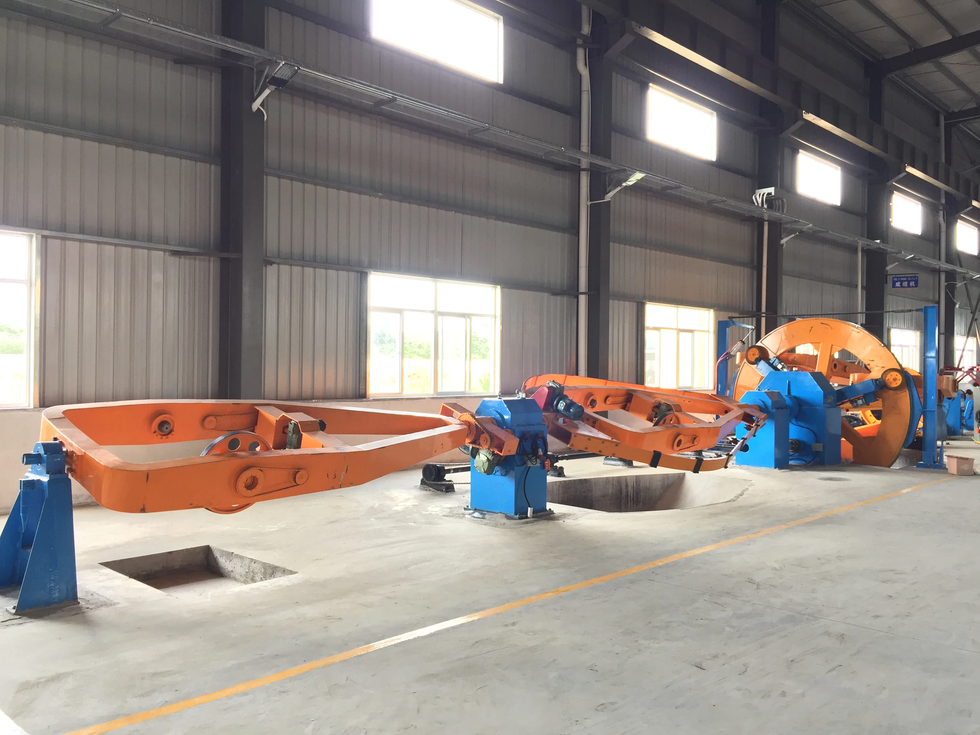 Chipeng White Copper Wire Cable Coil Winder Machine Drum Twister Machine