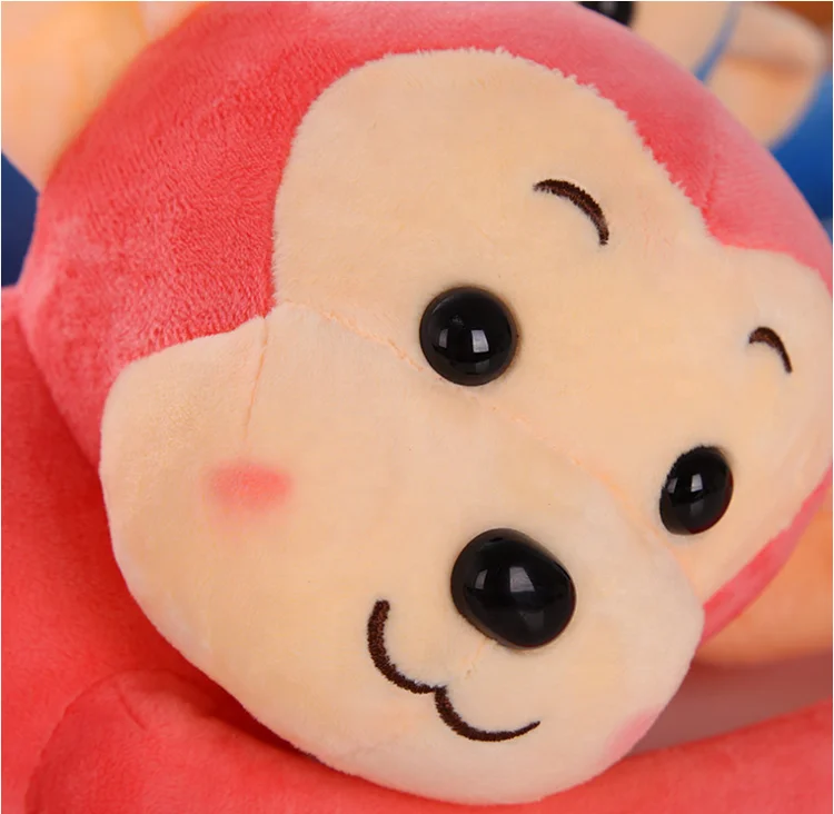 Adorable Creative Hanging Monkey Plush Toy Custom Logo Soft Monkey Toy ...