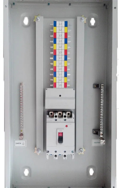 MCB 125A Busbar System Copper Row Pan Assembly with 48 Way