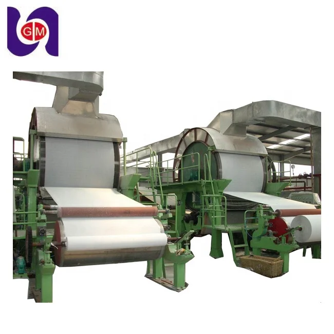 Dust free facial tissue paper production line hemp paper in rolls paper ...