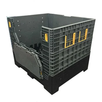 Heavy Duty Rolling Bulk Storage Containers And Large Collapsible Pallet ...