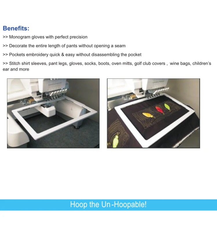 8in1 Embroidery Hoops - Fast Magna Frames for Brother PR & Babylock
