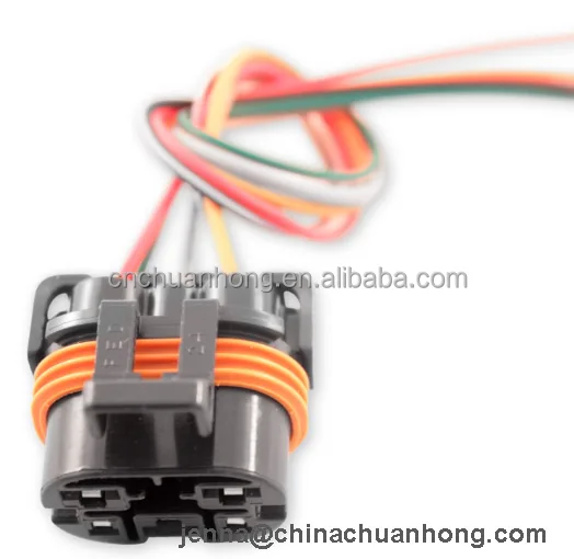 4 Way Fuel Pump Relay Connector Wire Harness Pigtail For 90-92 Tpi For ...