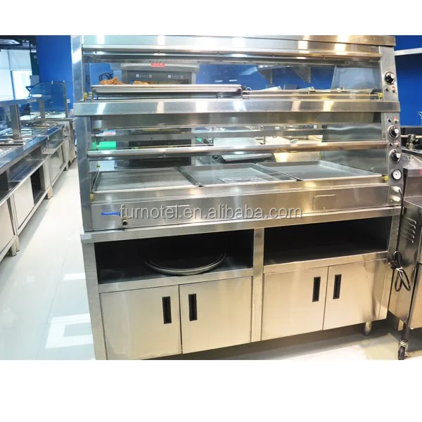 Fast Food Restaurant Burger & Fried Chicken Display Cabinet