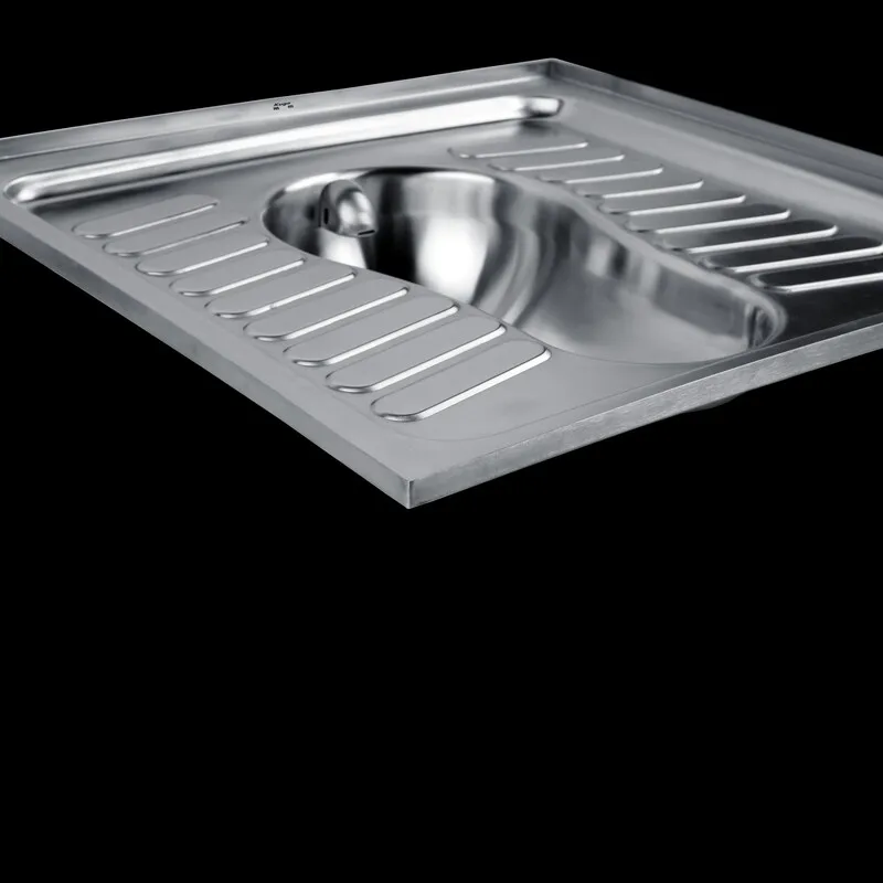 Eastern Style Public Stainless Steel Squatting Pan Toilet - Buy ...