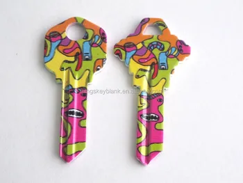 Top Quality Kw1 And Sc1 Customize Designed Colors Blank Key And Painted ...