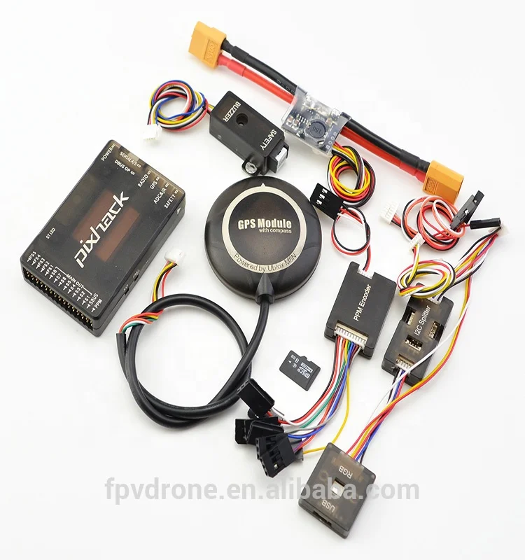 Newest CUAV Pixhack (Upgrade Pixhawk 2.4.6 ) Flight Controller & M8N ...