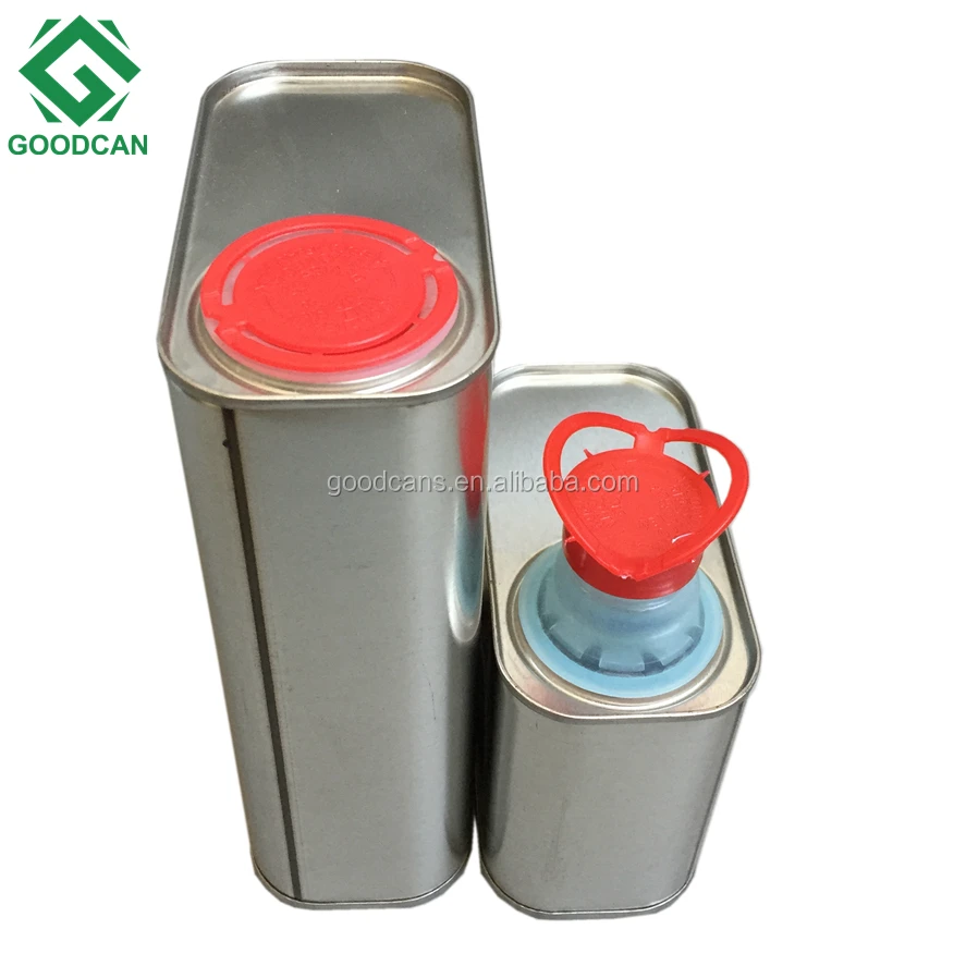 Food Grade Olive Oil Tin Box in 0.5-1 Liter Printing Plain Tin Cans ...
