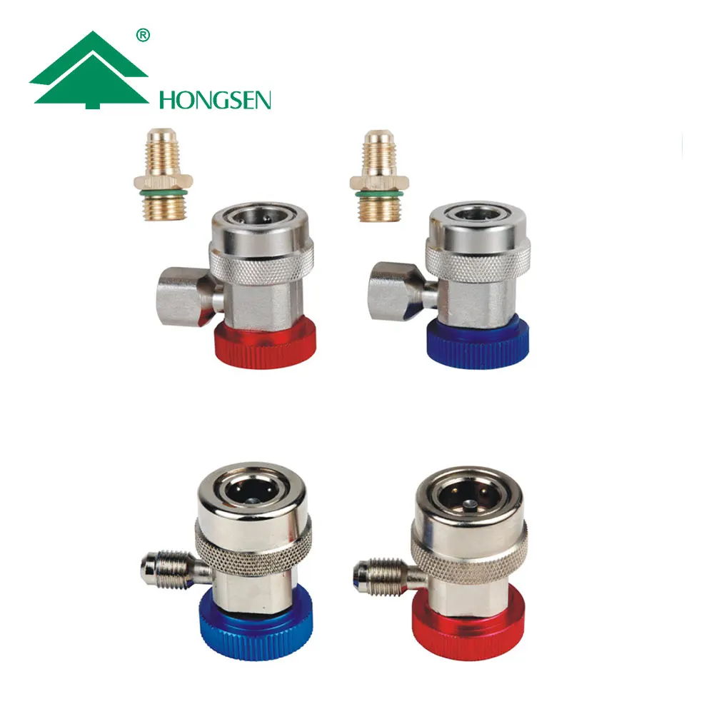 Hongsen High/low Pressure Quick Couplers For Refrigeration Adapter 1/4 ...
