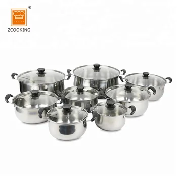 16pcs Big Indian Cooking Pots/pot Ware Cookware Set - Buy Indian ...