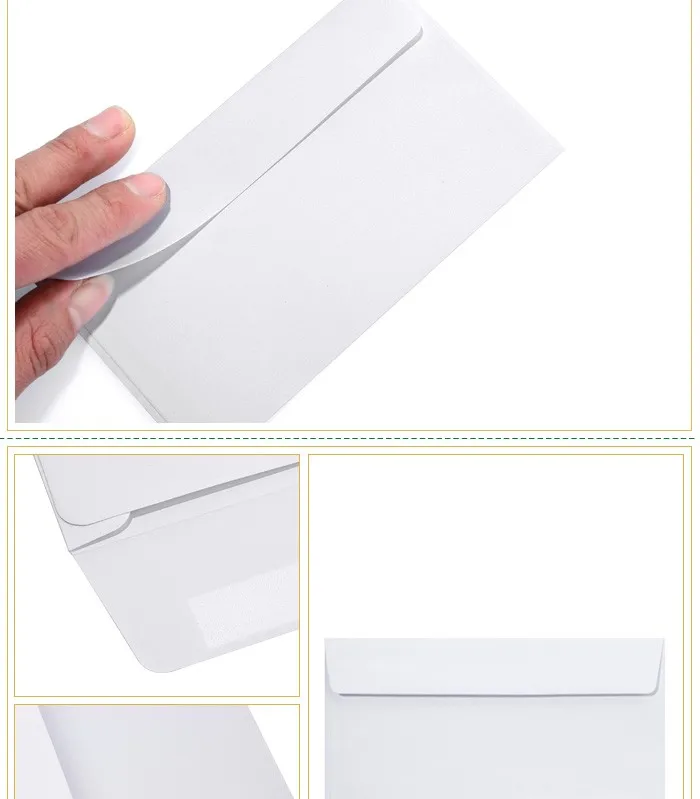 10# Windowless Envelope Peel and Seal Self Adhesive Paper Custom Print ...