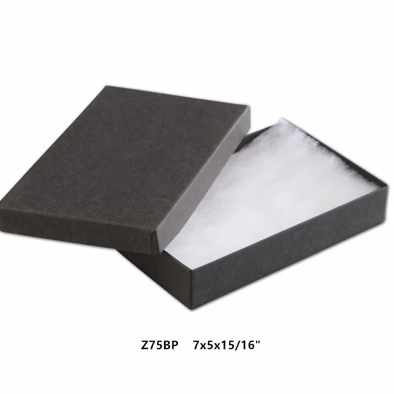 Z75bp Custom 7x5 Black Cotton Padded Gift Box For Sales Display Or ...