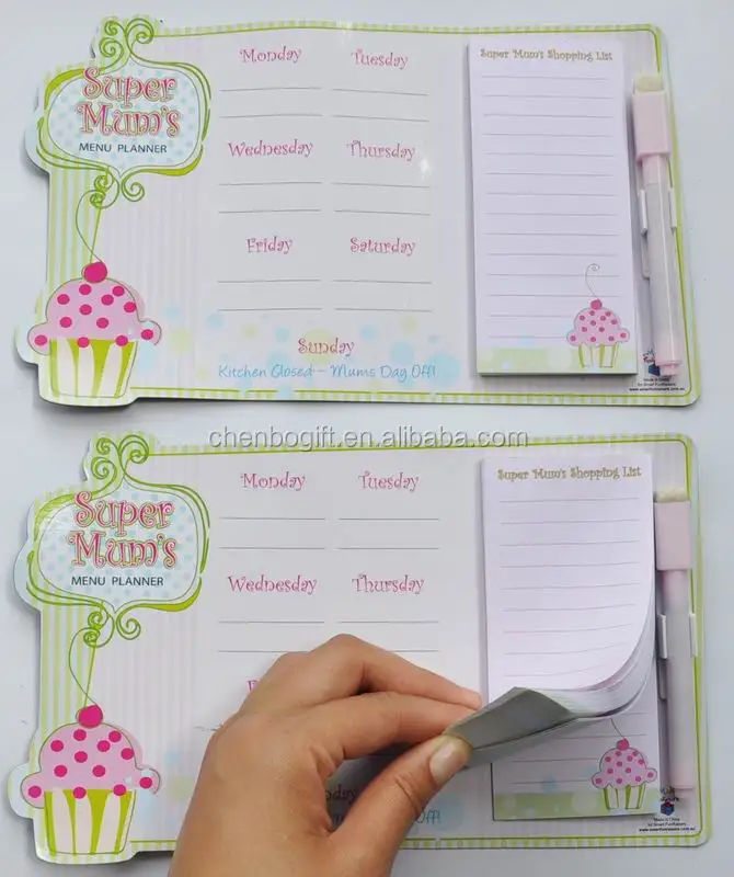 Custom Magnetic Fridge Note Pad - Eco-Friendly & Versatile