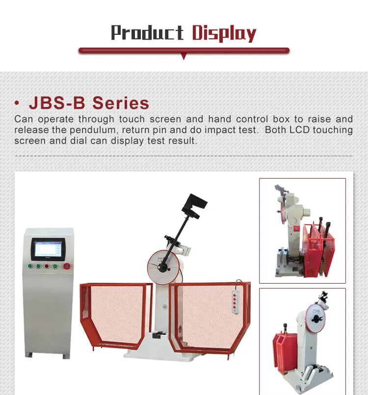 JBS-300B Impact Testing Machine - Digital Display & Custom Support