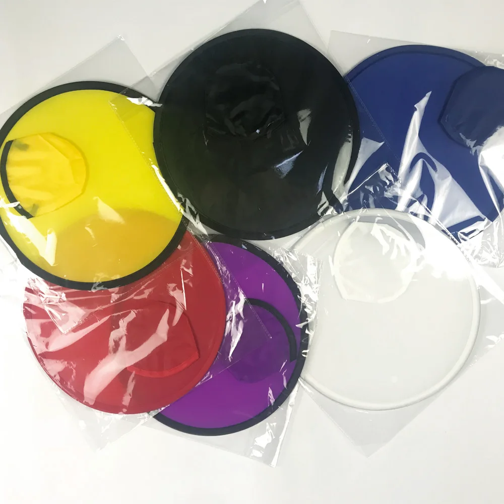 White Round Folding Fan Diy Folding Disc Fan Customized Sublimation ...