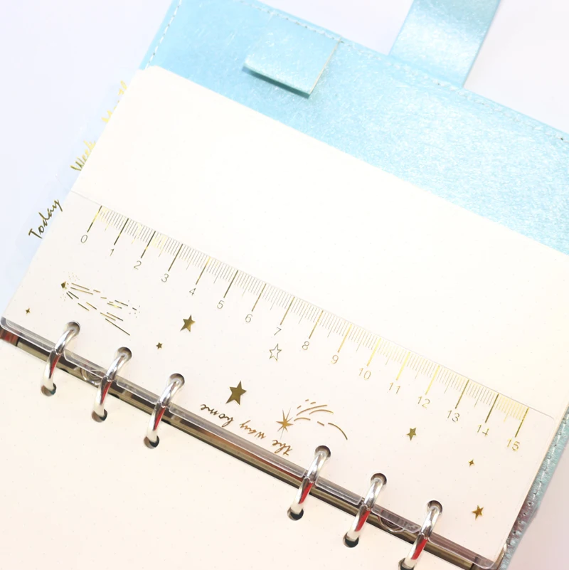 Domikee Cute Creative 6 Holes Binder Planner Notebook